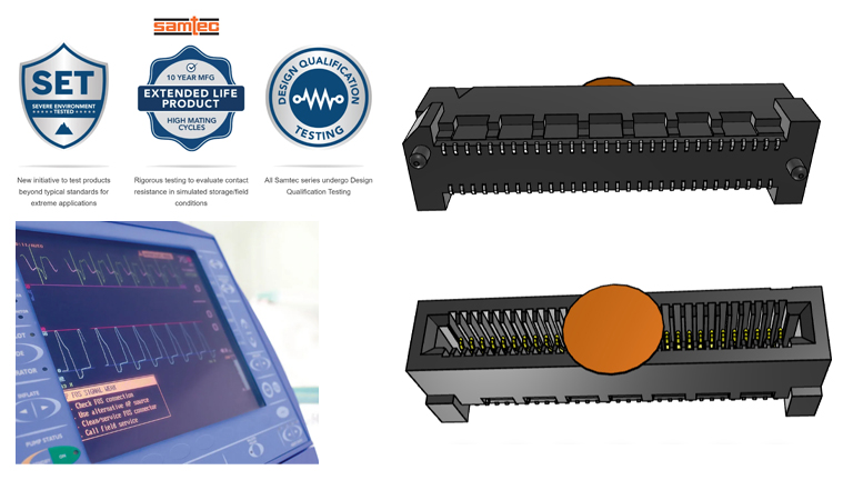 Micro pitch, high-speed edge card connectors ——HSEC8