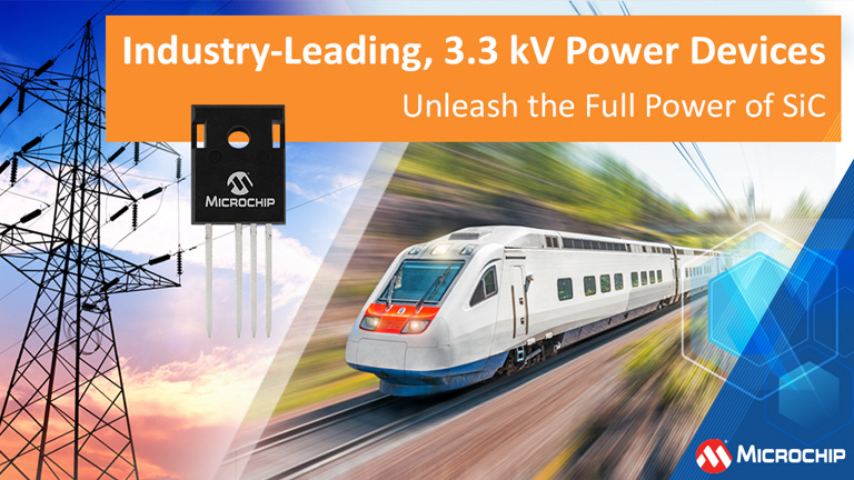 3.3 kV SiC MOSFETs | Microchip Technology | Avnet Asia