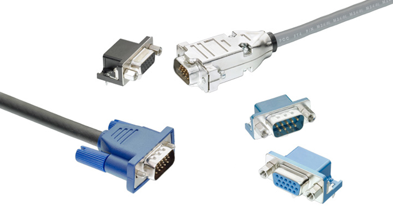 AMPLIMITE D-Sub connectors assemblies & accessories
