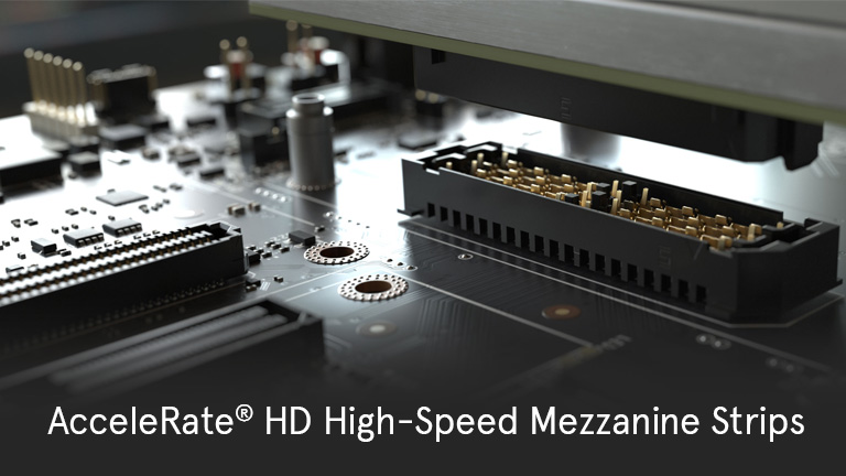 Samtec AcceleRate® HD High-Speed Mezzanine Strips | AAC201912 | Avnet Asia